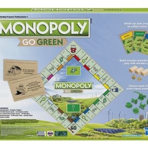 Hasbro | Games | Monopoly Go Green Edition Board Game Green Up To Clean ...